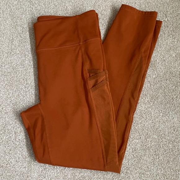 Fabletics | Pants & Jumpsuits | Euc Fabletics Rust Burnt Orange Legging ...